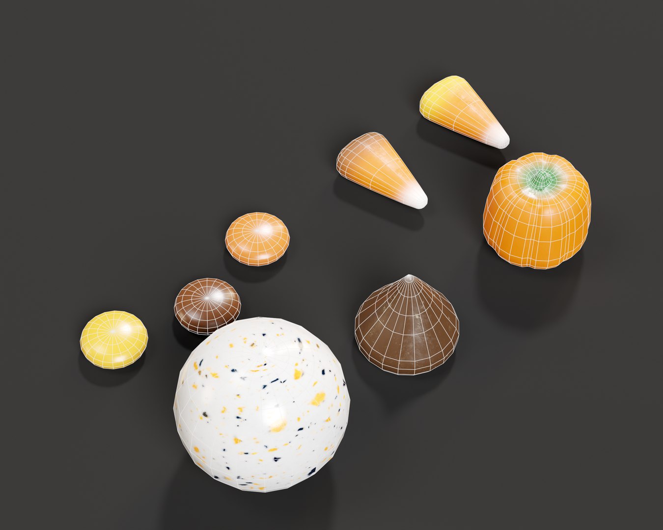 Halloween Candy 3D Model - TurboSquid 2355716