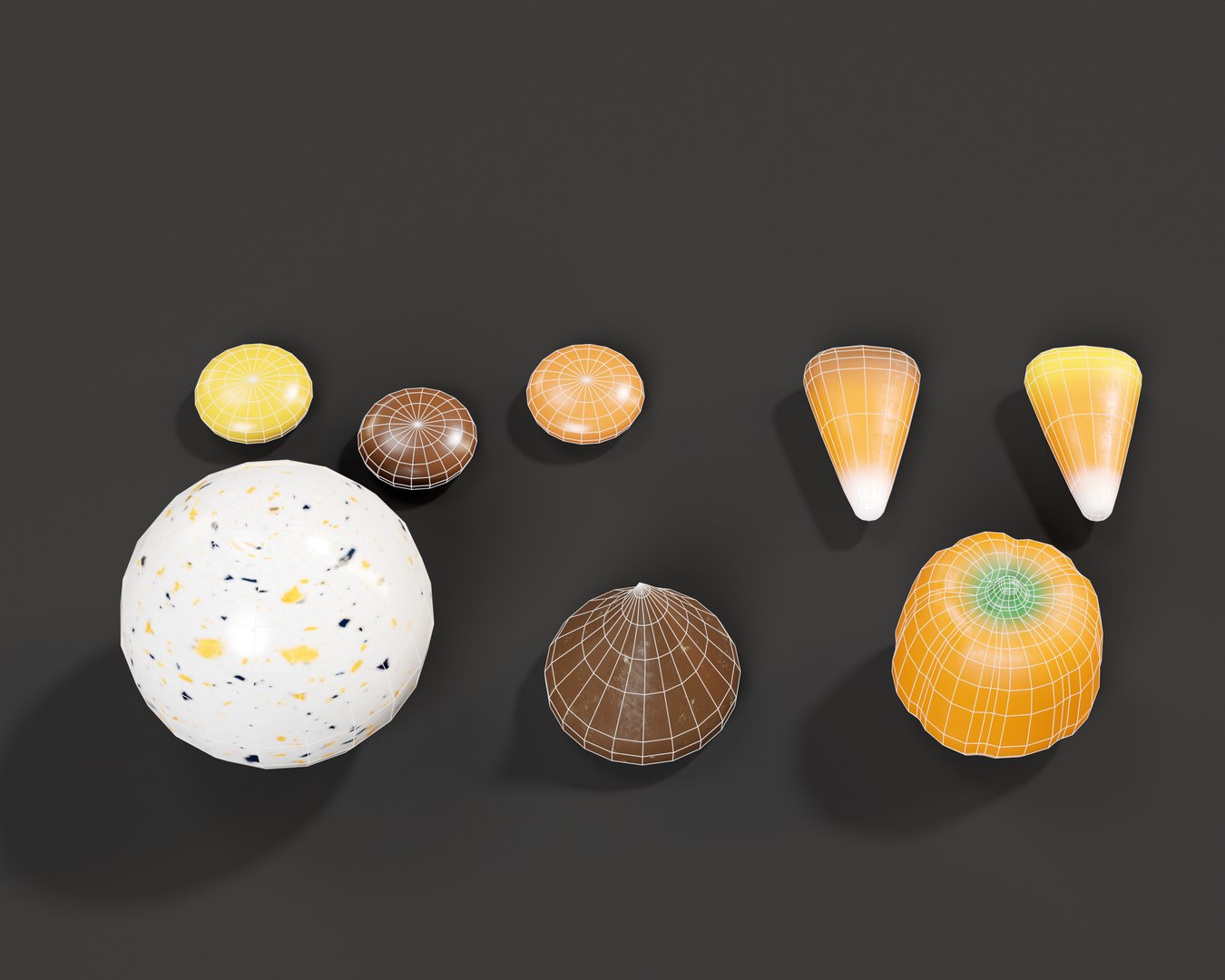 Halloween Candy 3D Model - TurboSquid 2355716