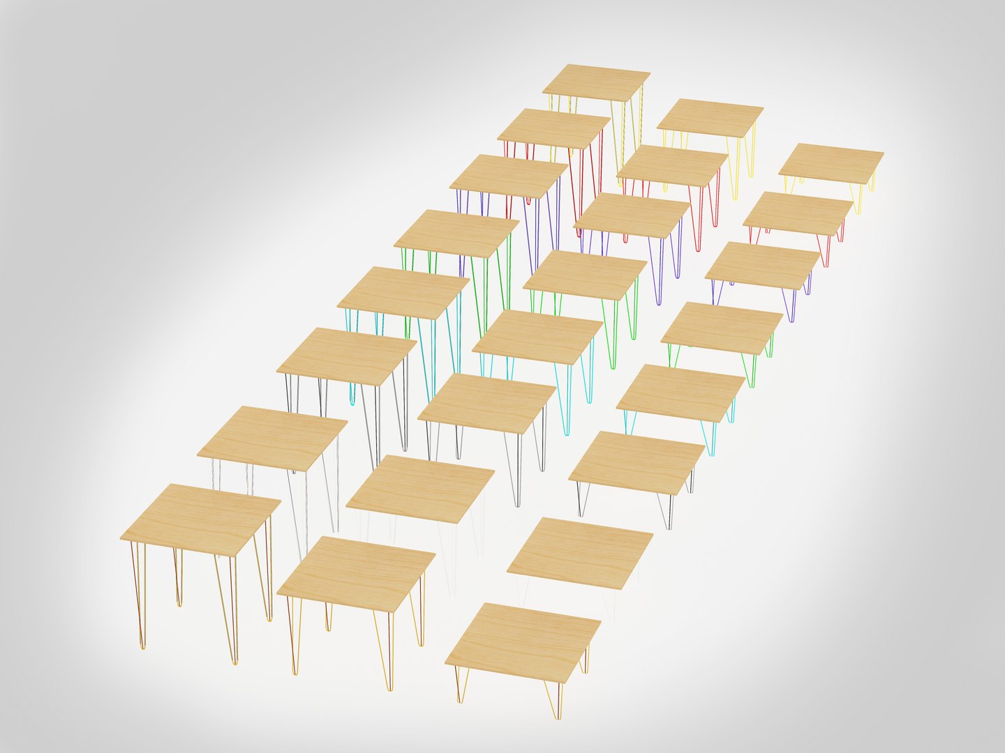 Oslo 36in Square 3D Model - TurboSquid 2276940
