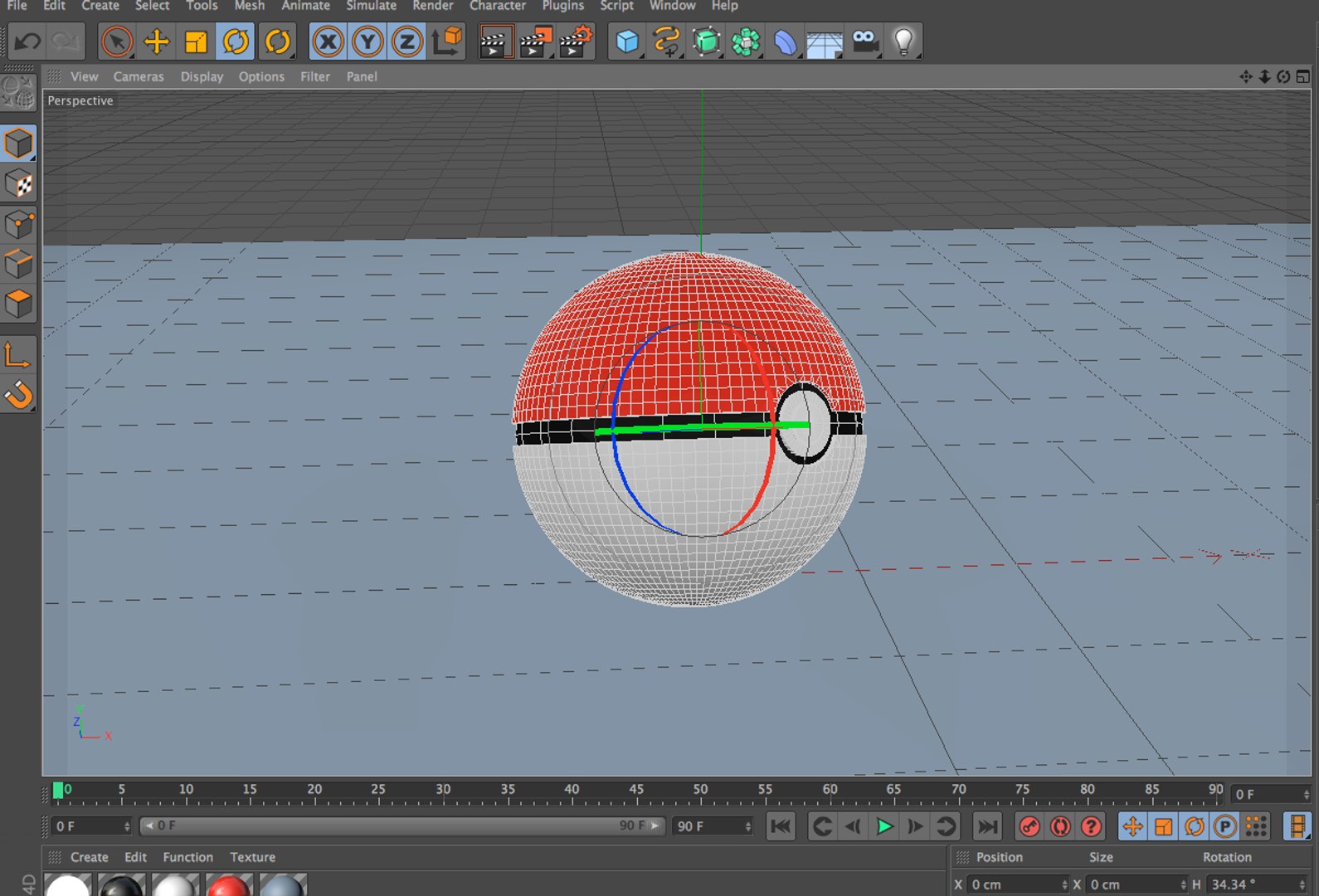 Free Pokeball 3d Model