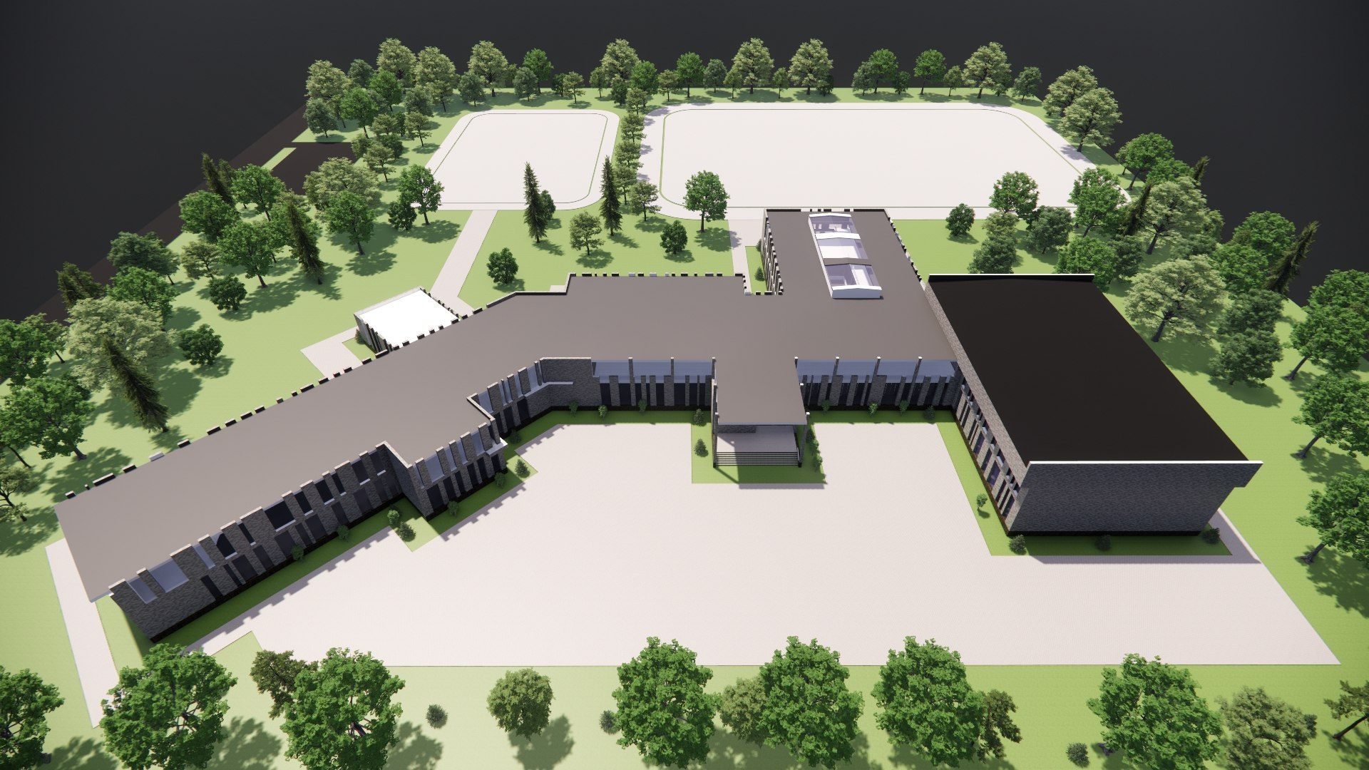 School 3D Model - TurboSquid 2317160
