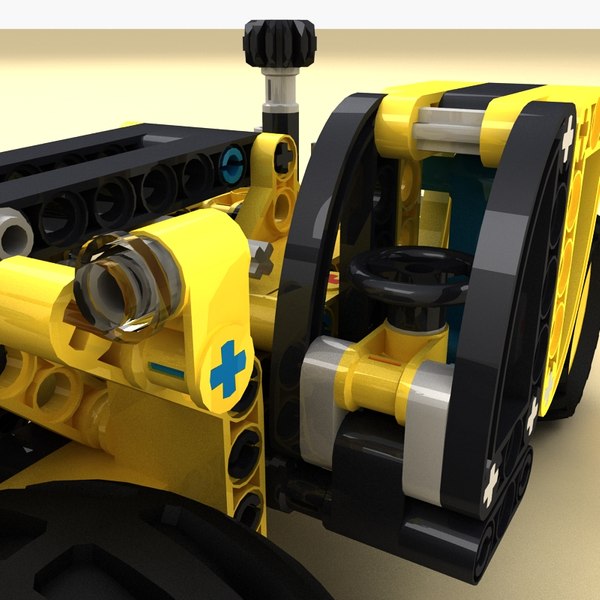 3ds lego technic telehandler
