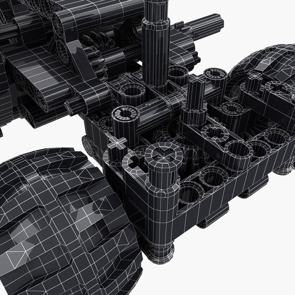 3ds lego technic telehandler