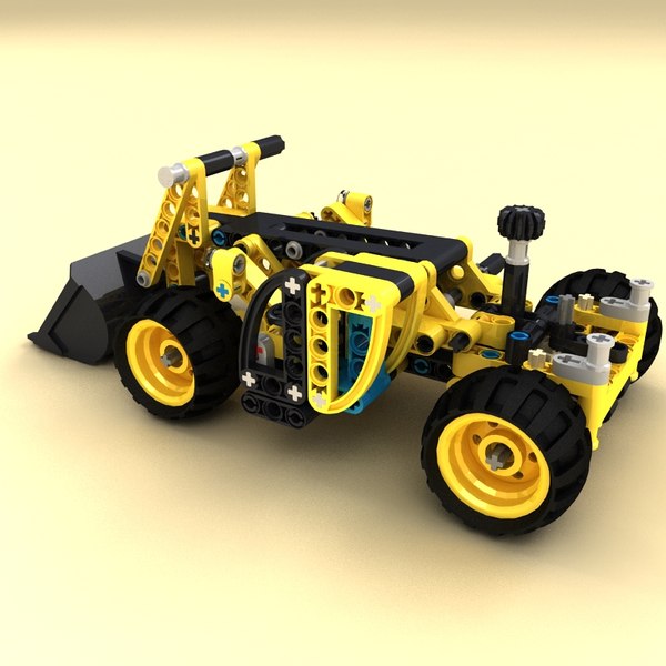 3ds lego technic telehandler