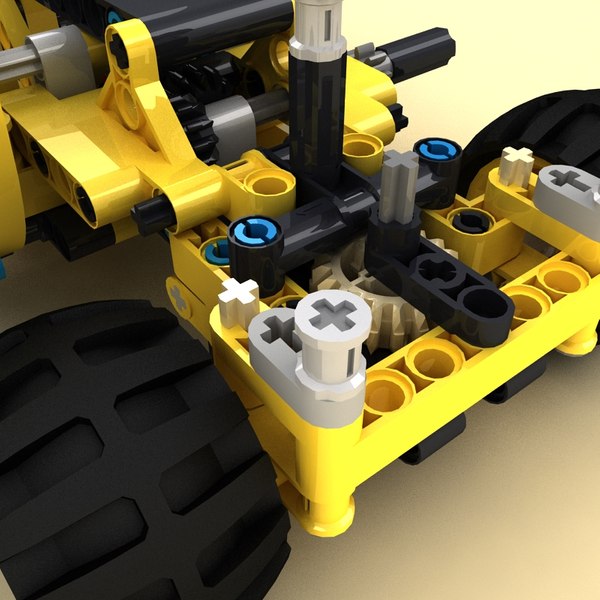 3ds lego technic telehandler