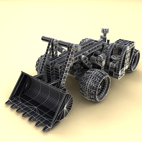 3ds lego technic telehandler