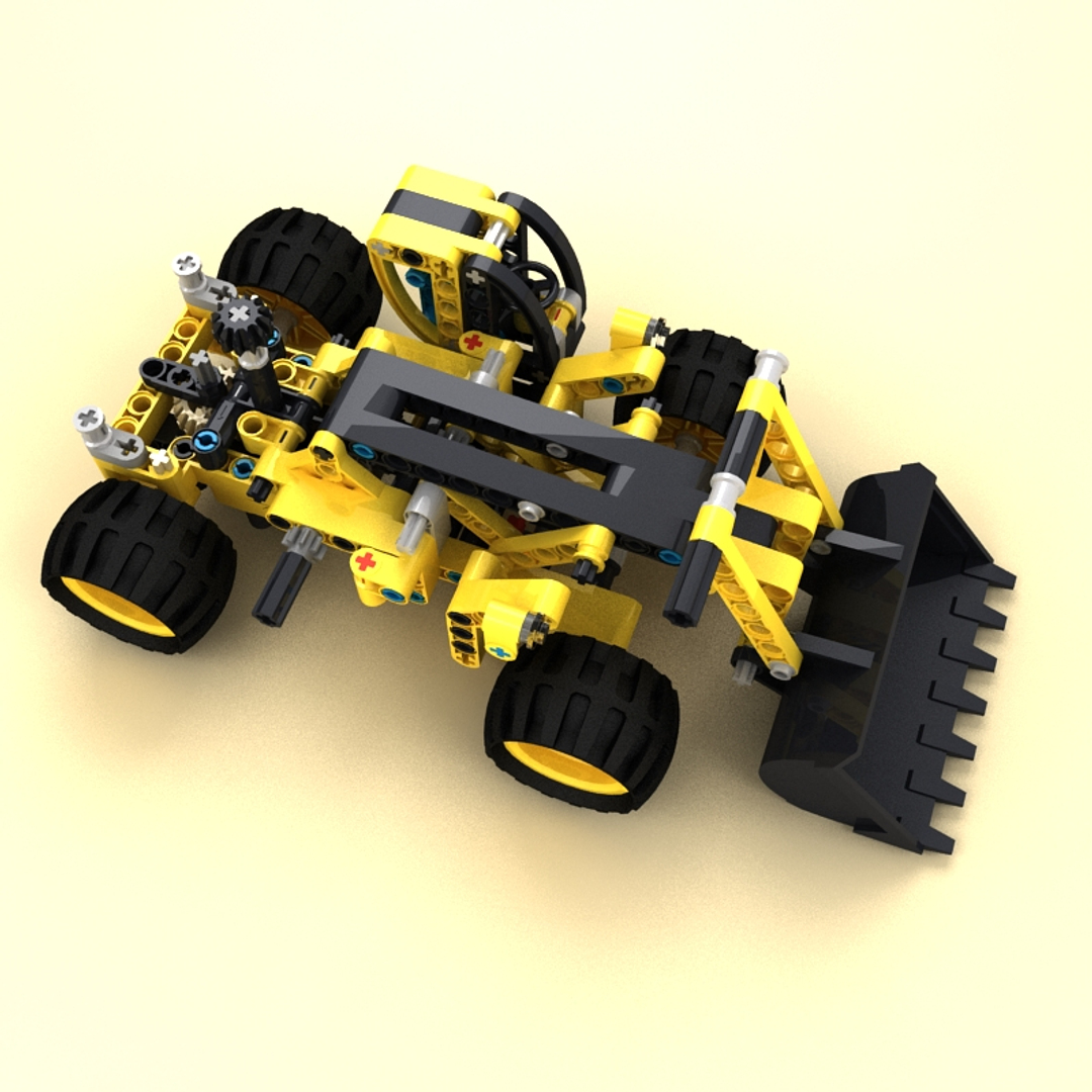 3ds lego technic telehandler