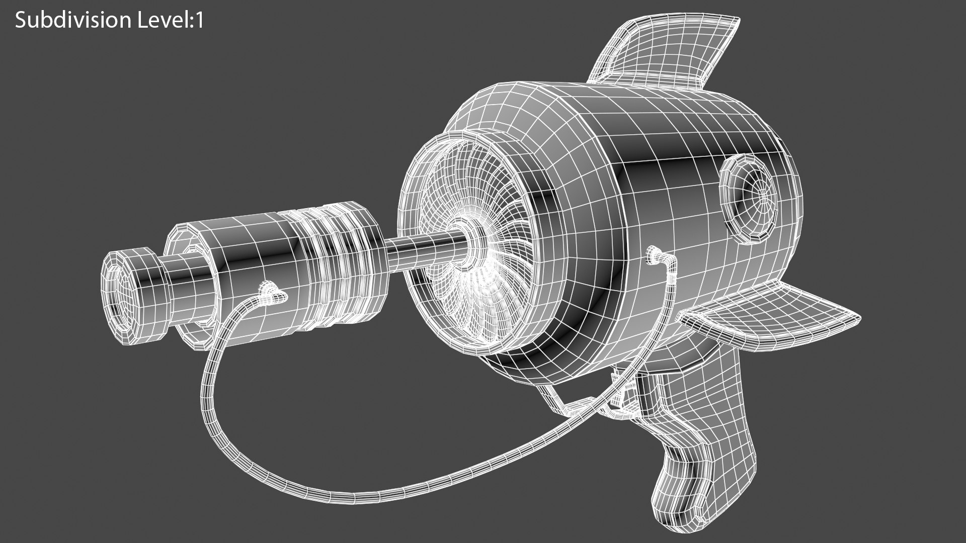 3D cartoon gun model - TurboSquid 1641193