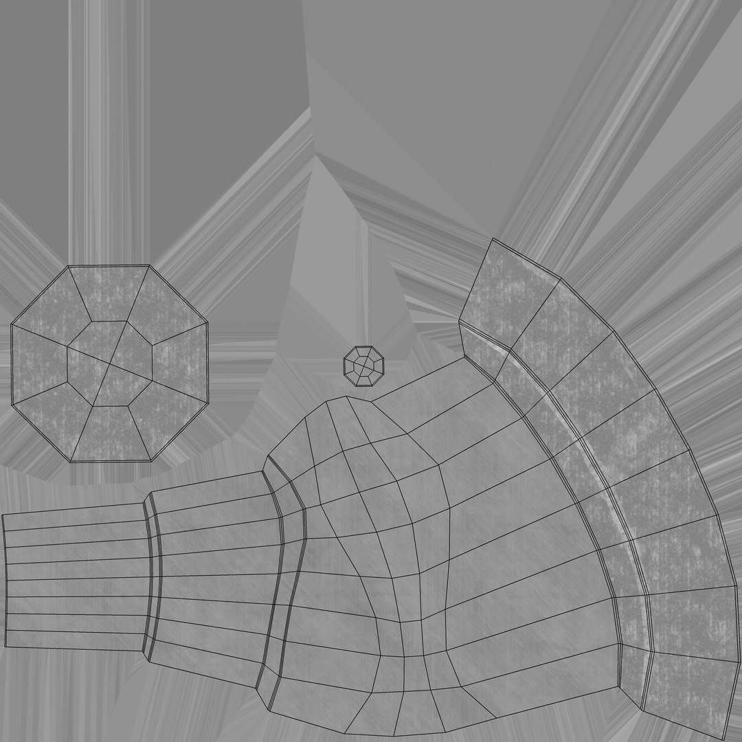 3D cartoon gun model - TurboSquid 1641193