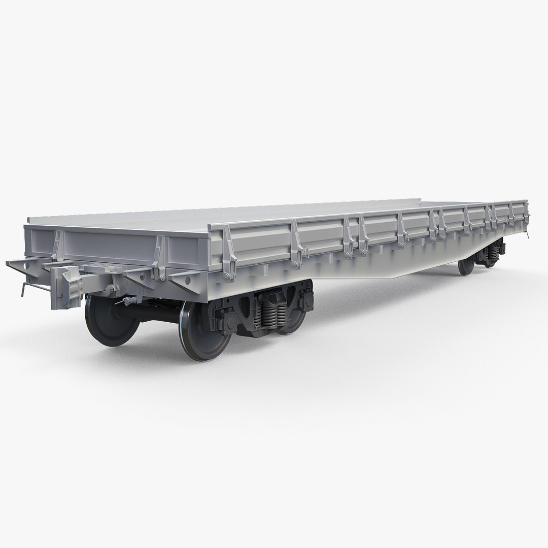 Flat Wagon High-Poly 3D model - TurboSquid 1843184