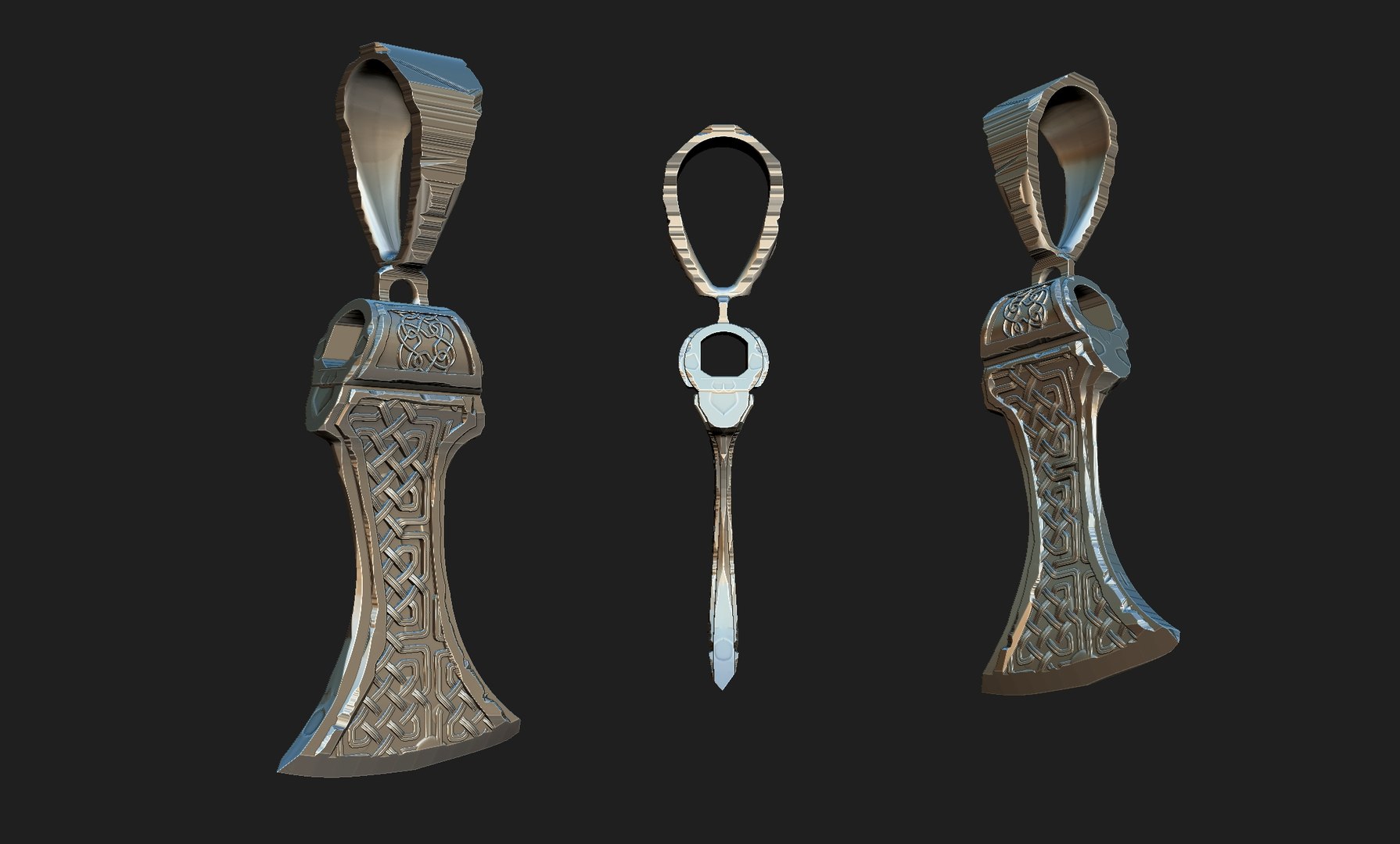 3D Celtic Axe - TurboSquid 2141986