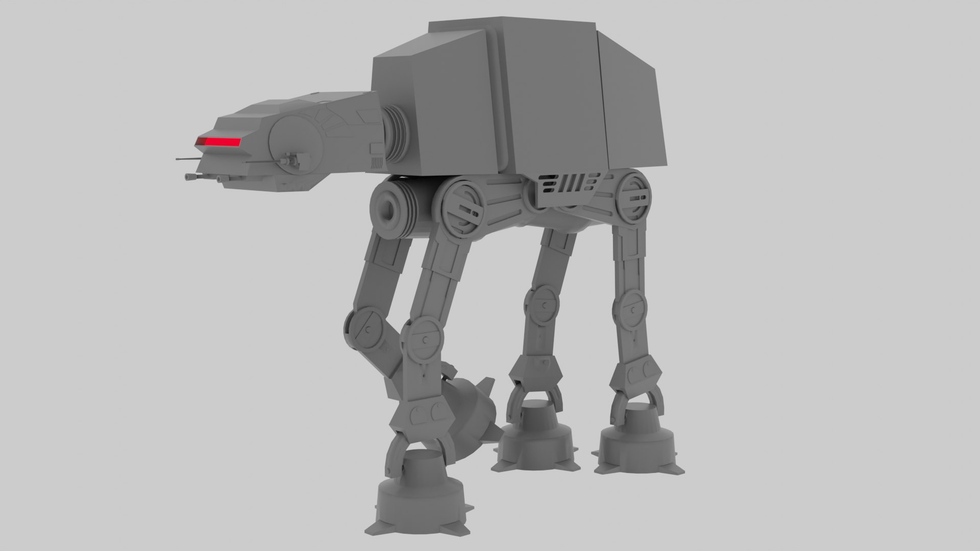 3D Star Wars ATAT Model - TurboSquid 1833672