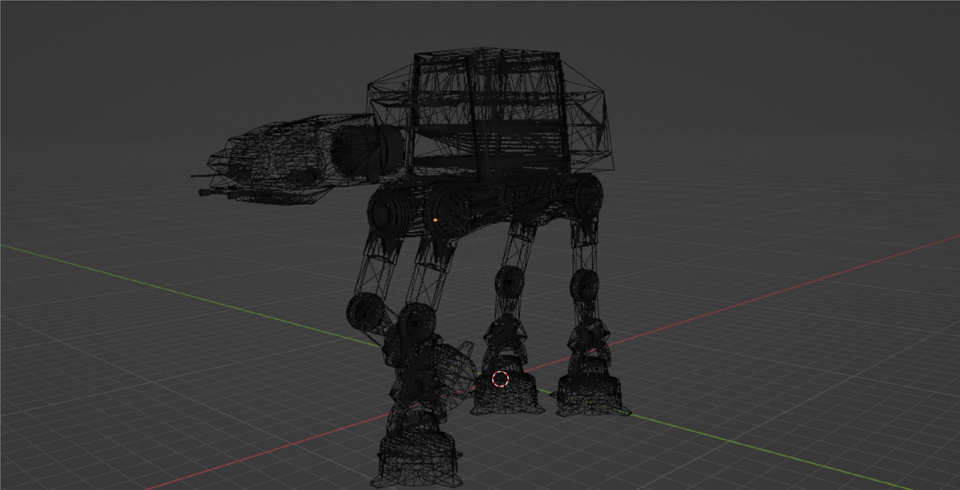 3D Star Wars ATAT Model - TurboSquid 1833672