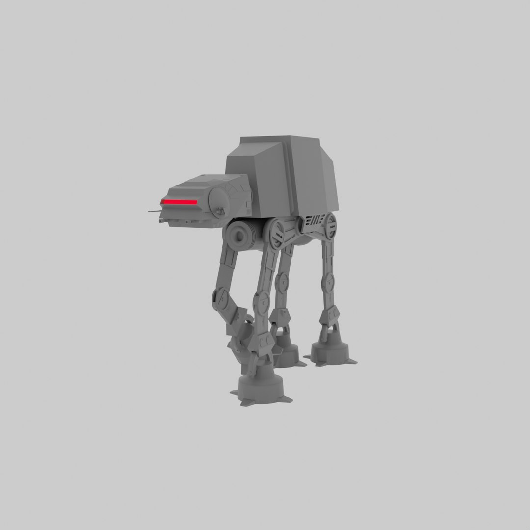 3D Star Wars ATAT Model - TurboSquid 1833672