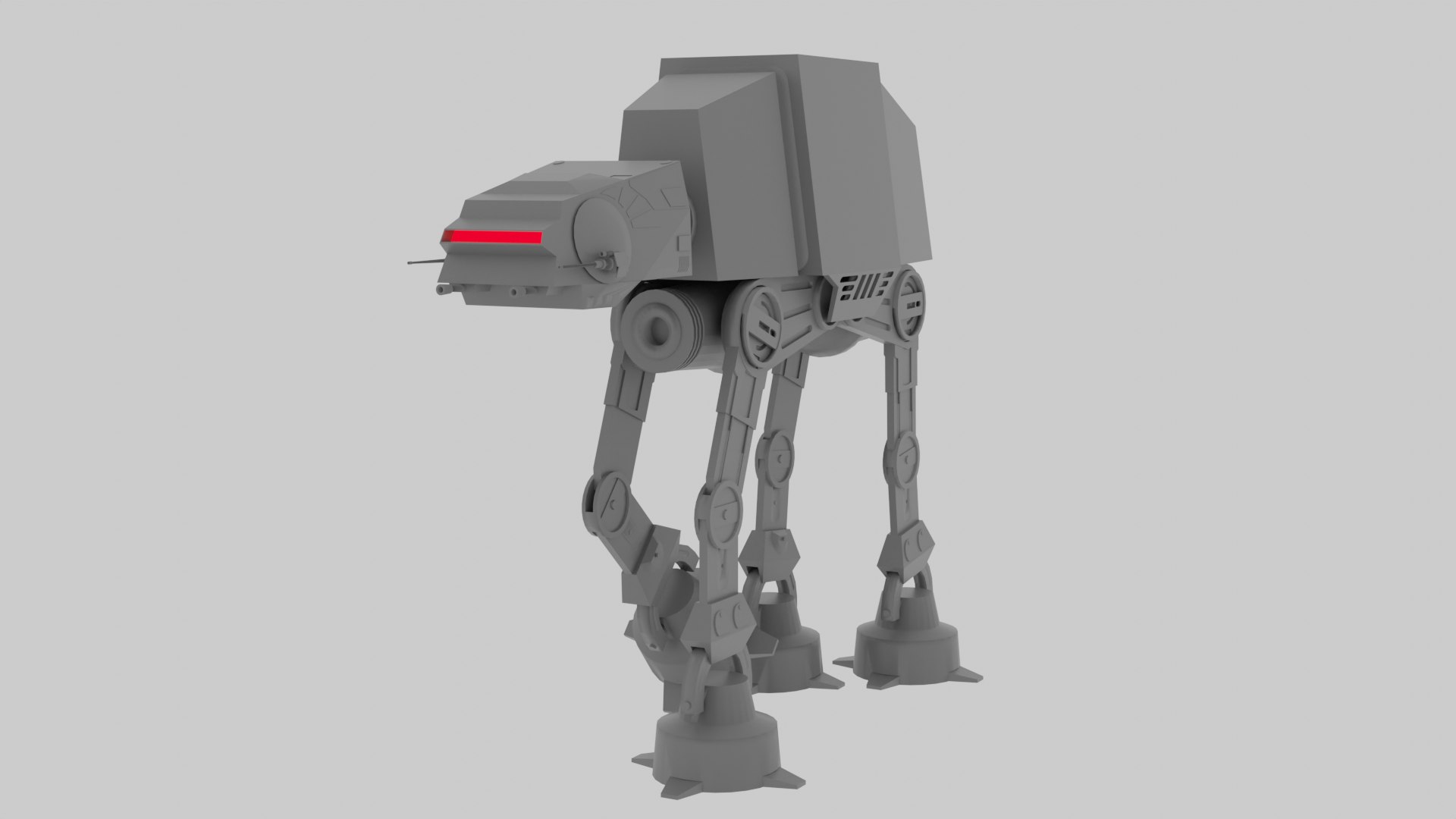 3D Star Wars ATAT Model - TurboSquid 1833672