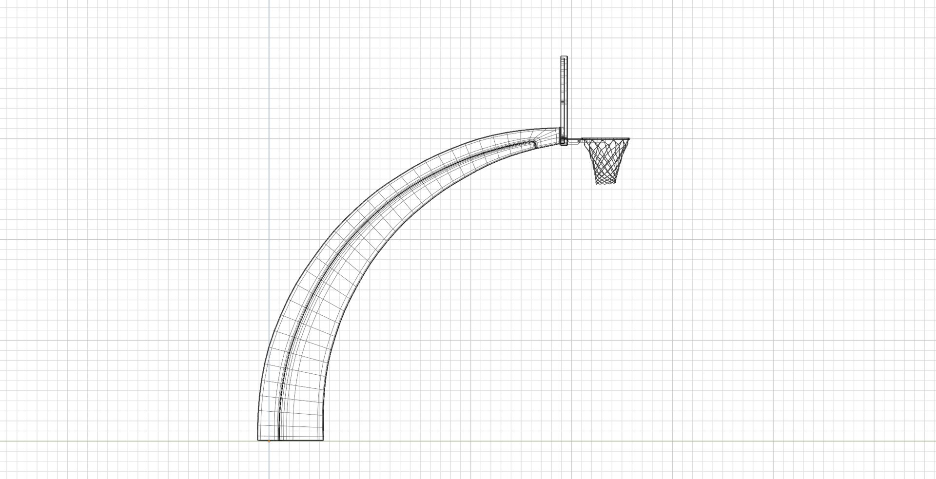 Basketball Hoop Model - TurboSquid 2350948