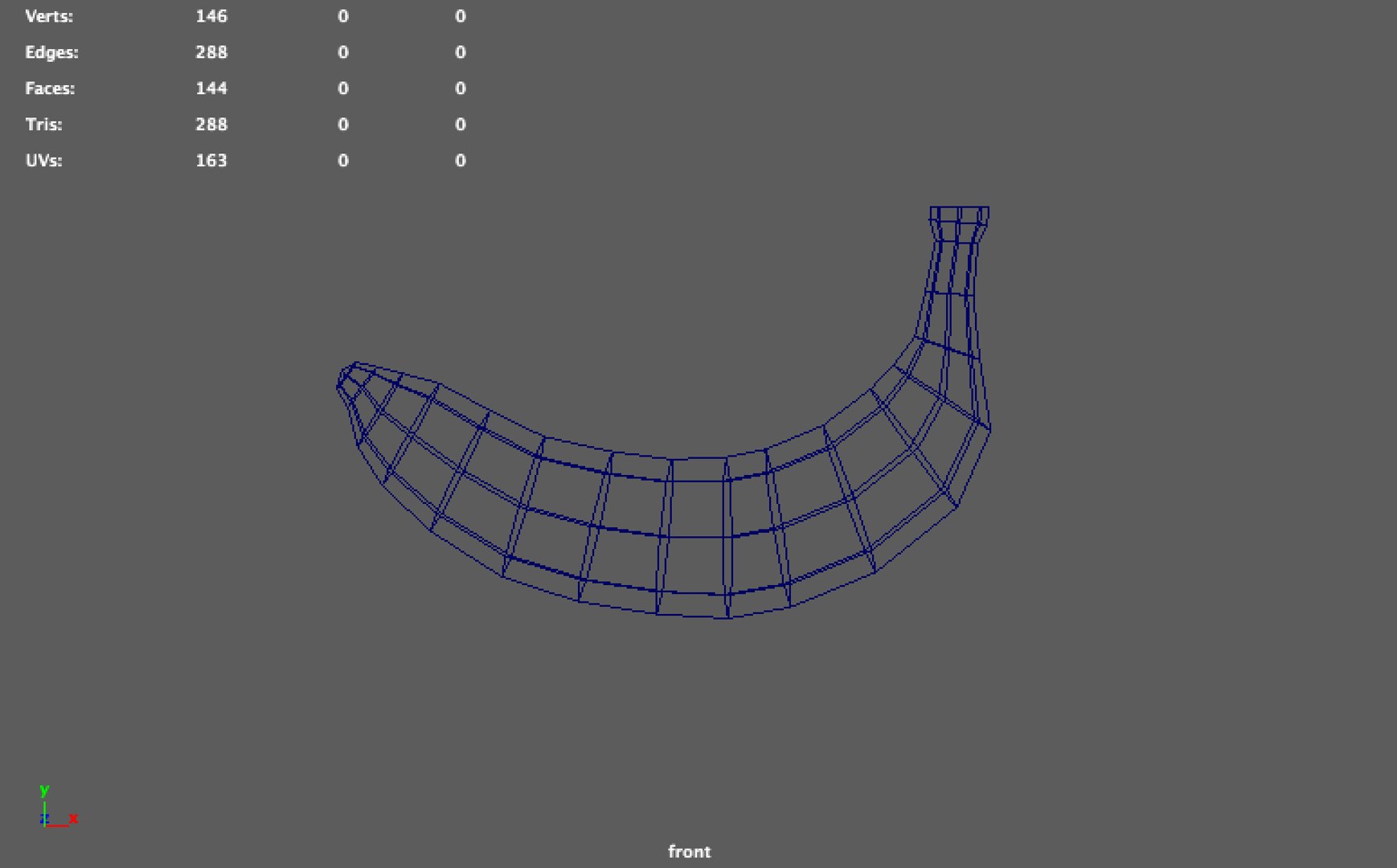 Banana Asset 3d Model
