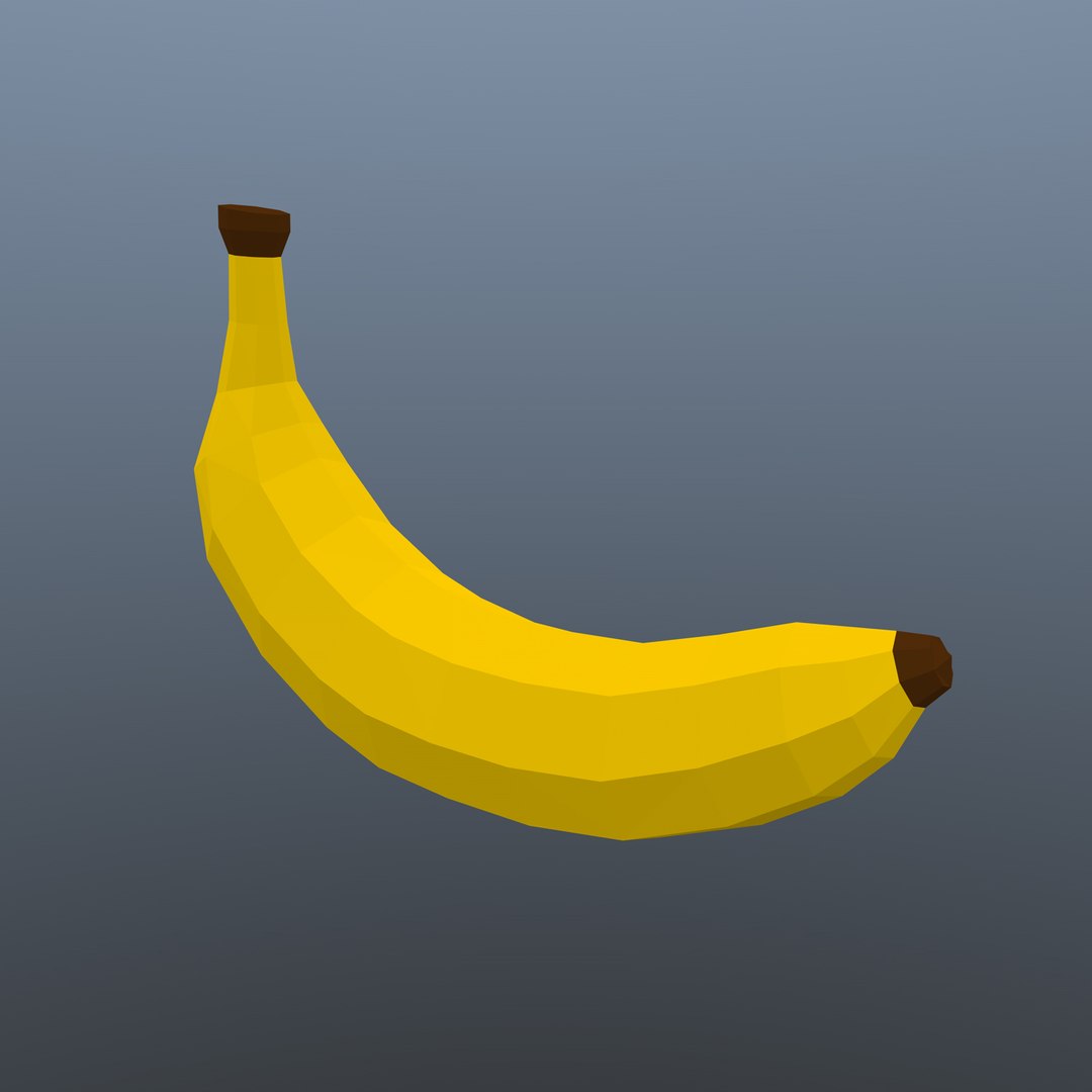 Banana Asset 3d Model