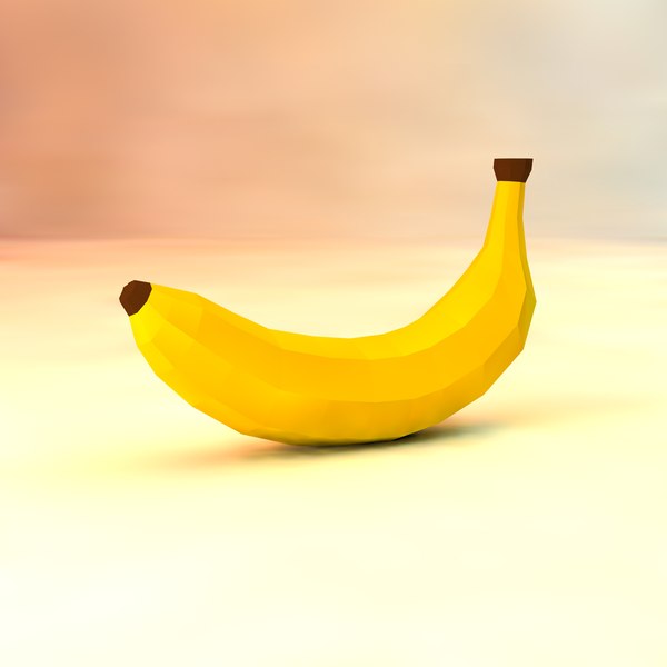 banana asset 3d model