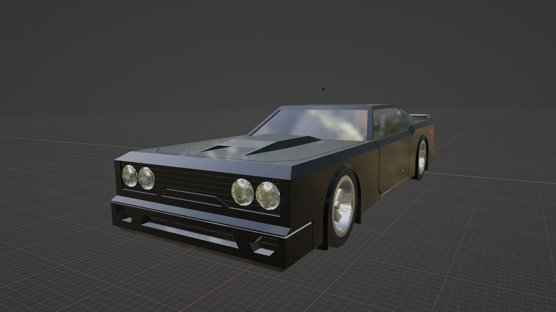 Modern Muscle Car Model - TurboSquid 2272559