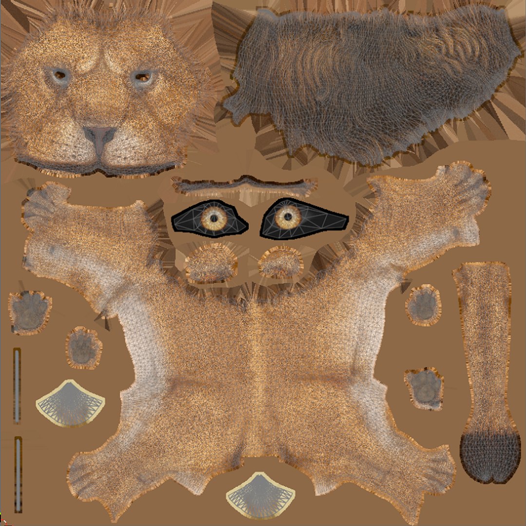 Wild Realistic Lion 3D Model - TurboSquid 2572586