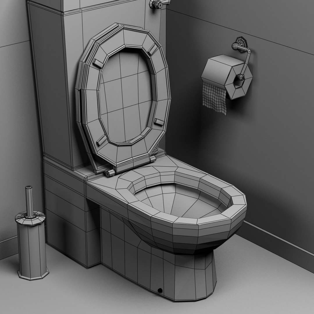 3d Model Toilet