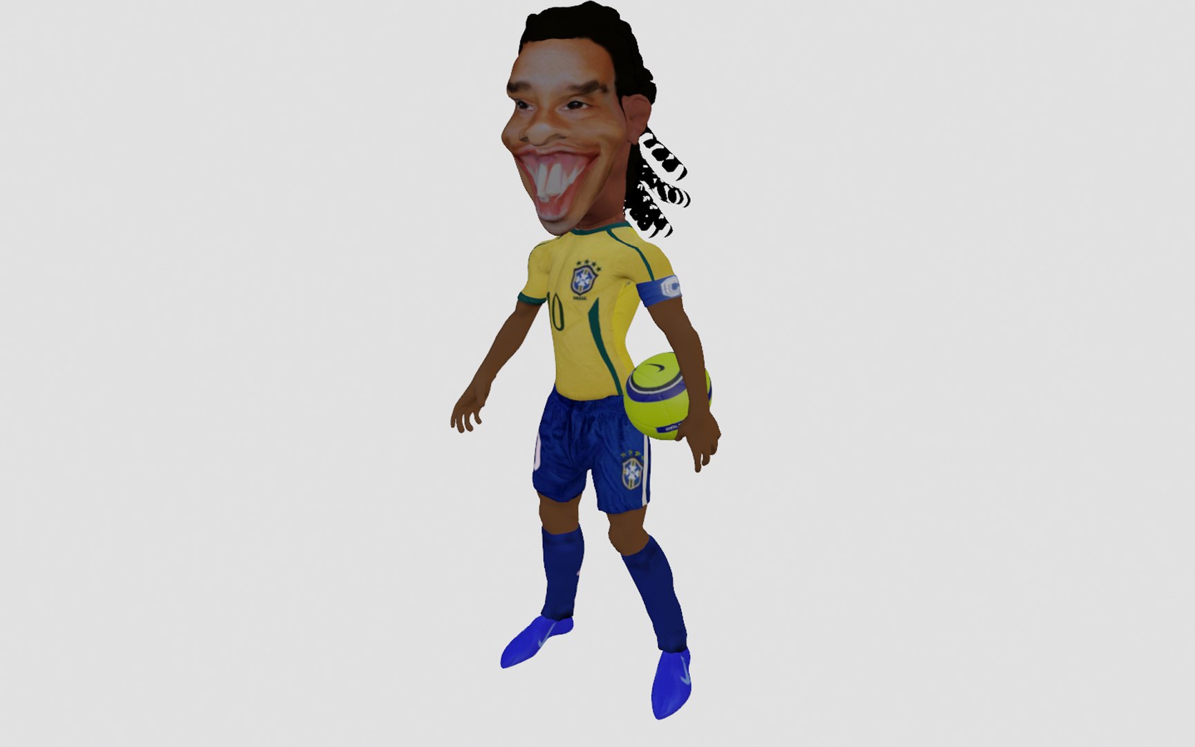 3D RONALDO And RONALDINHO Caricature Characters - TurboSquid 2007891