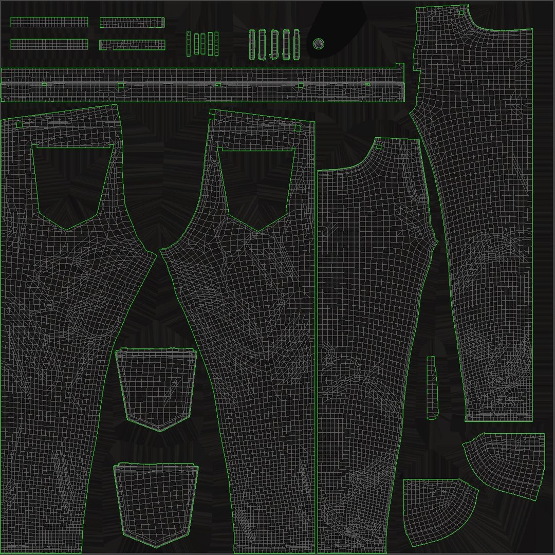 Pants 5 - All MH Bodies UE5 Skeletons - Rigged Model - TurboSquid 2262815