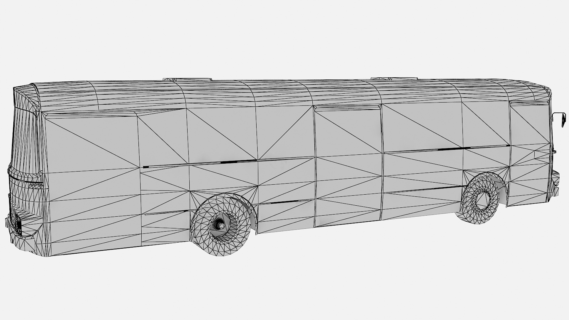 3d model karosa city bus