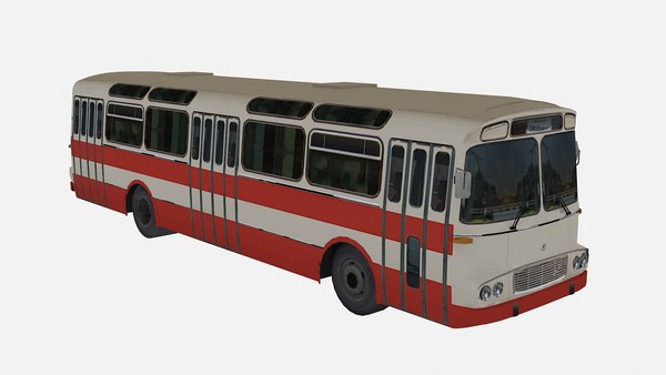 low-poly bus gaggenau c40 3d 3ds