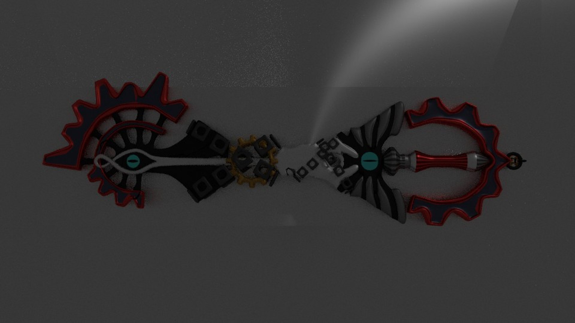 3d Key Sword Kingdom Model