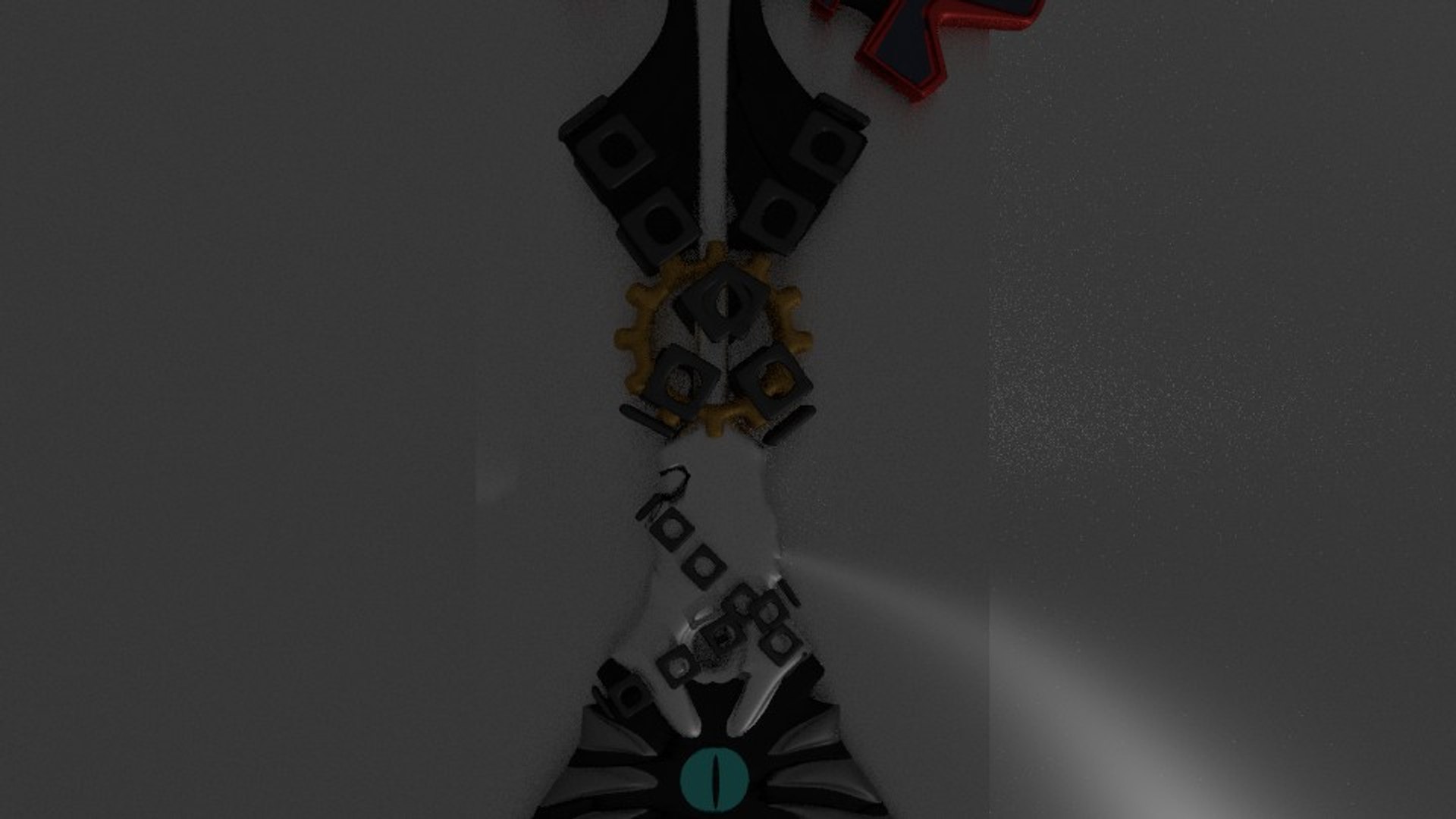 3d Key Sword Kingdom Model