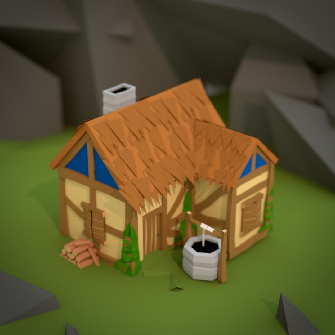Age Empires 2 House 3D - TurboSquid 1367816
