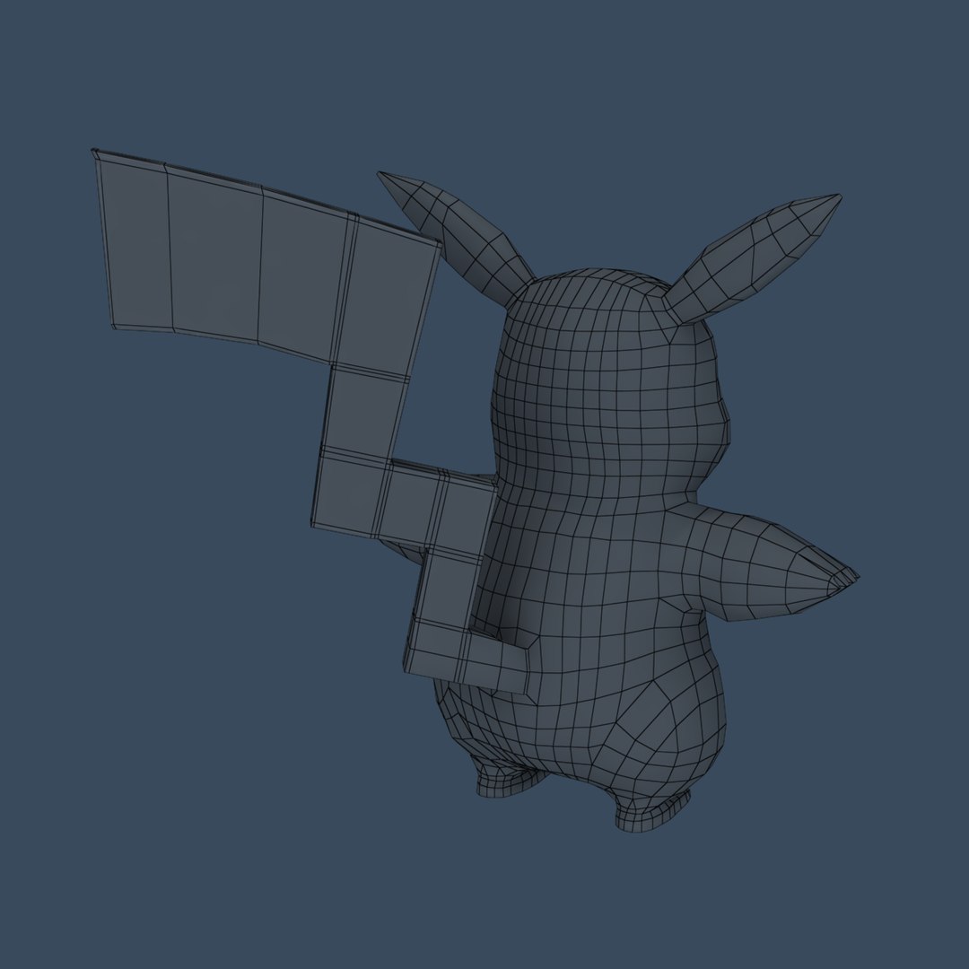 3d pikachu games happy model