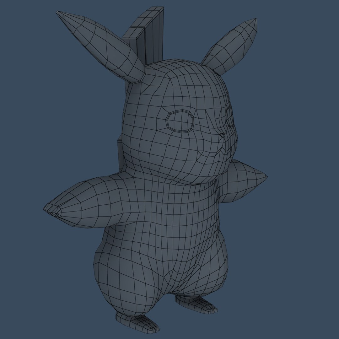 3d pikachu games happy model