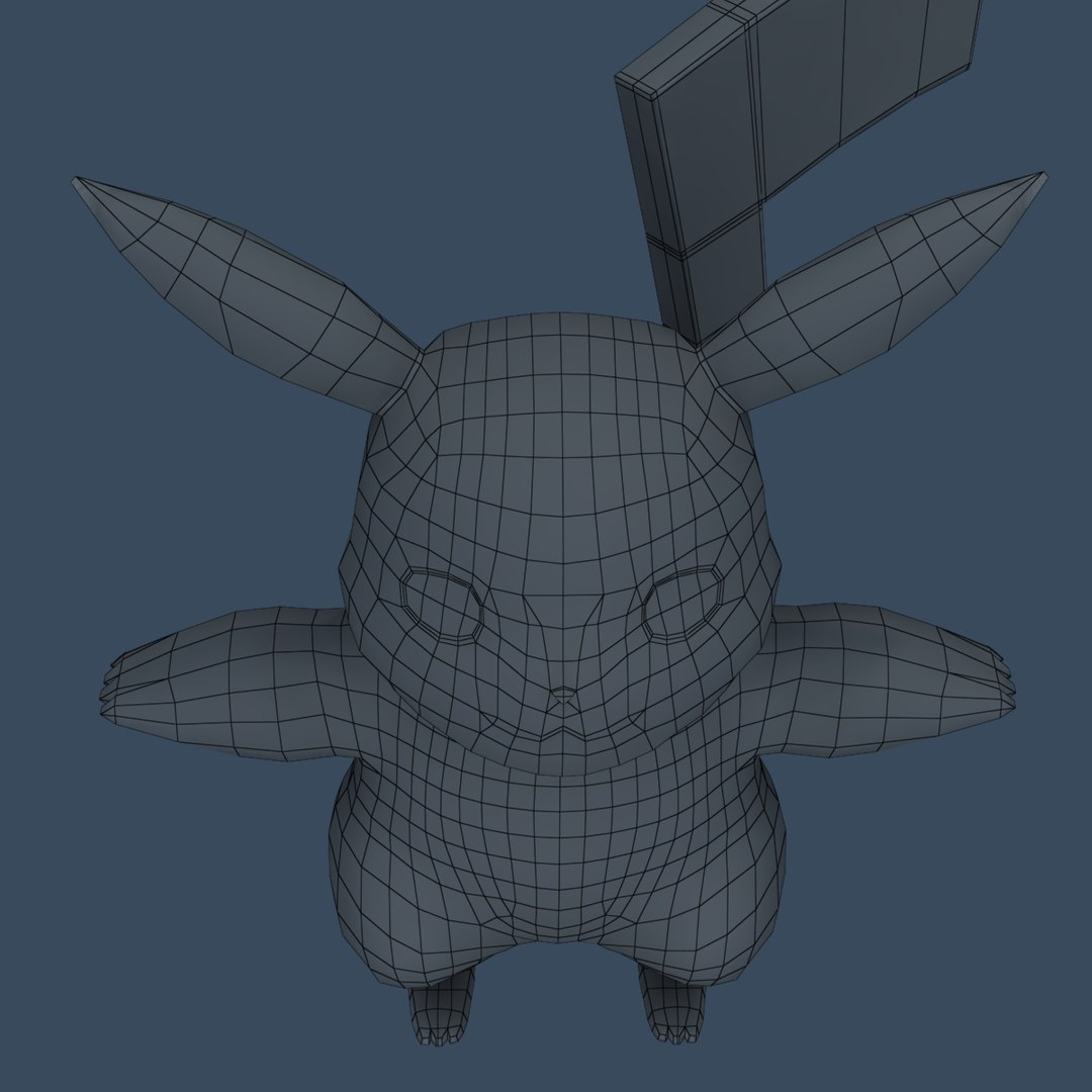 3d pikachu games happy model