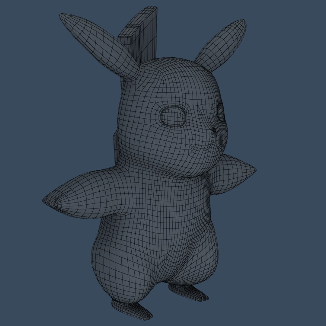 3d pikachu games happy model