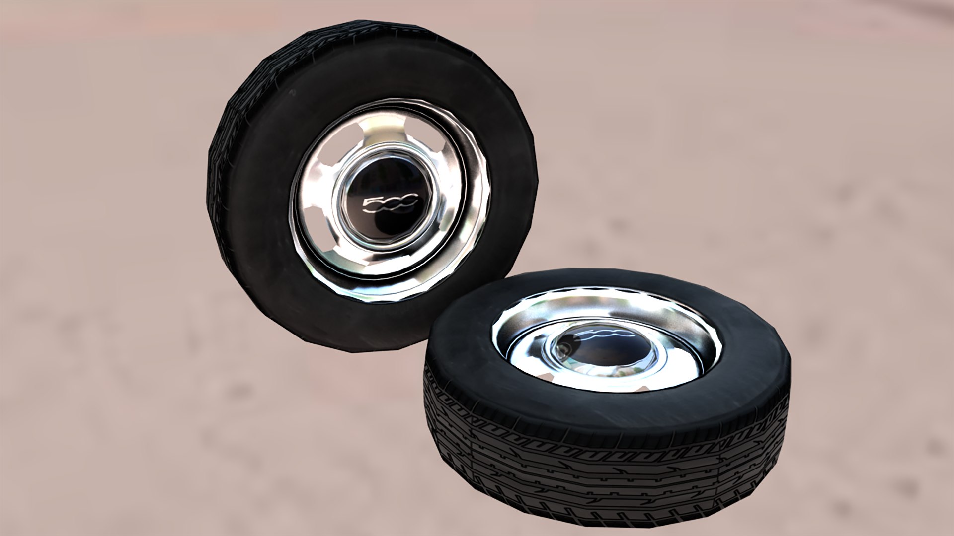 3D Fiat 500 wheel - TurboSquid 1881938
