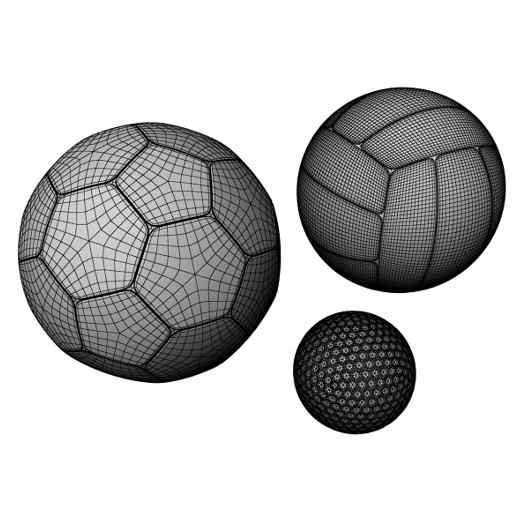 3d Balls Football Soccer