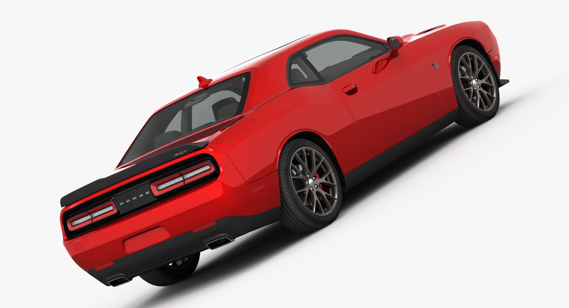 3d Dodge Challenger Srt Hellcat Model