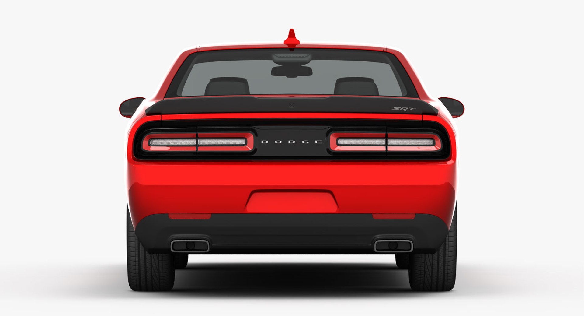 3d dodge challenger srt hellcat model