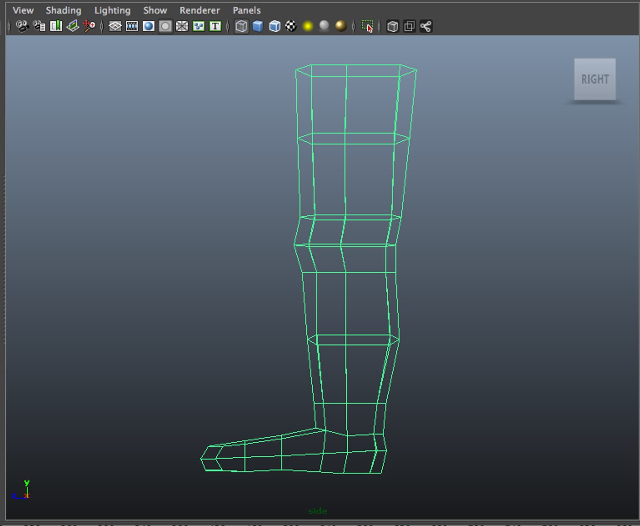 3d model legs character