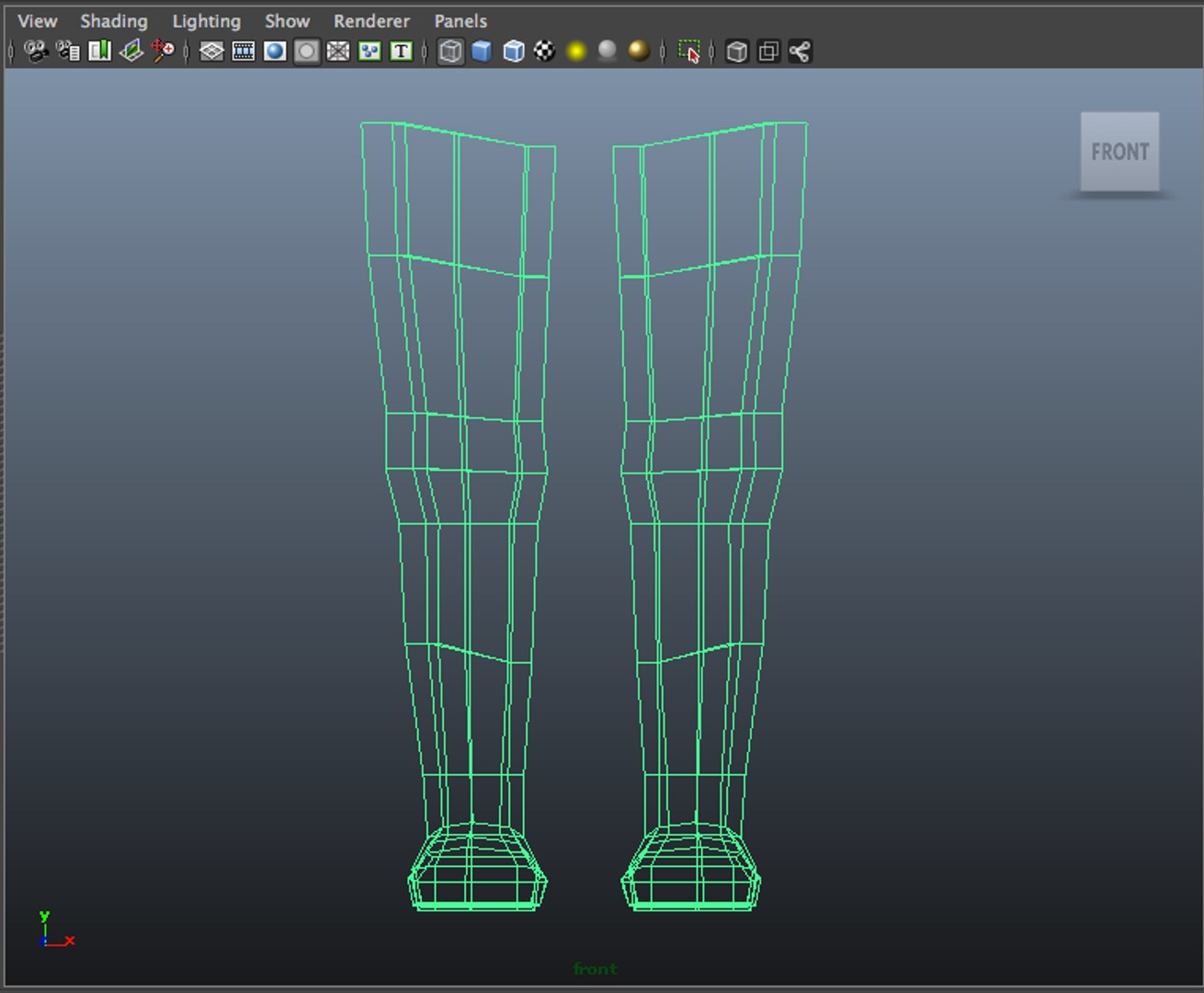 3d model legs character