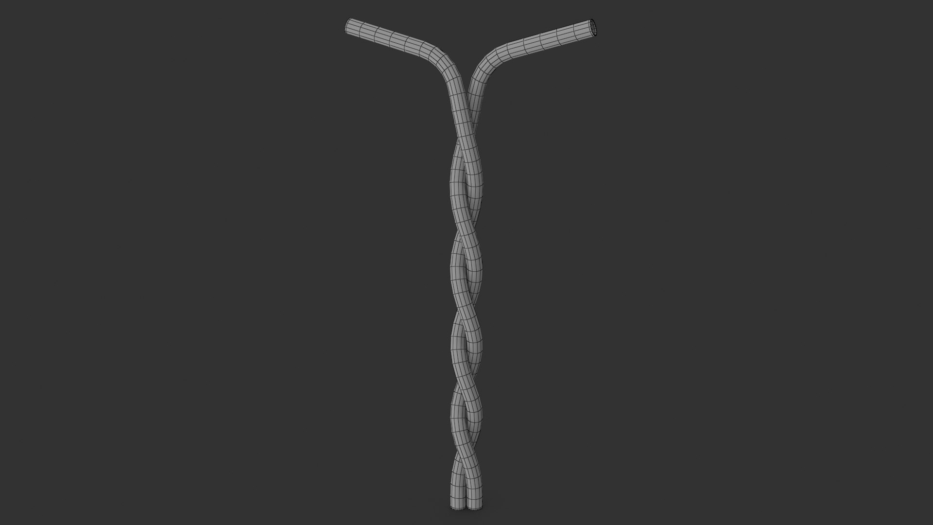 Y Shape Plastic Drinking Straw 3D Model - TurboSquid 1970042