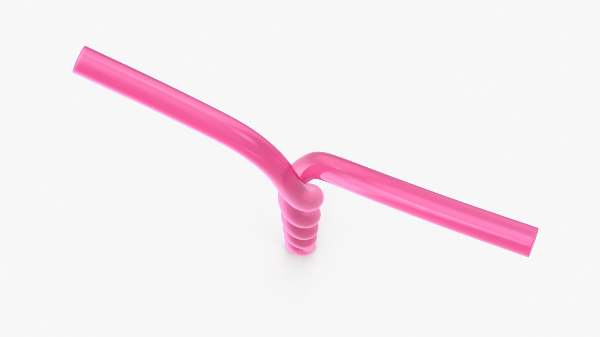 Y Shape Plastic Drinking Straw 3D Model - TurboSquid 1970042