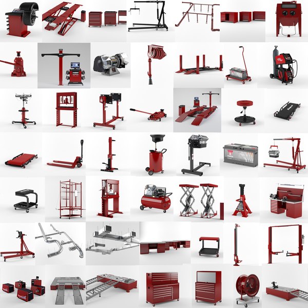 Mechanic Shop 3D Models for Download | TurboSquid