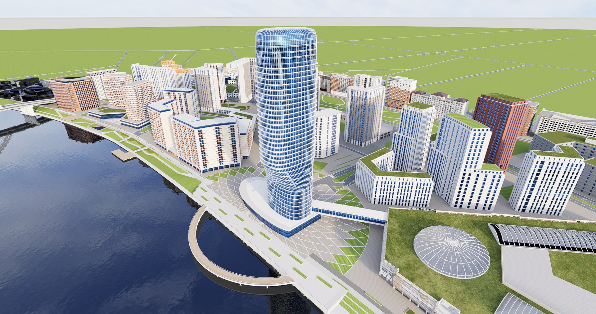 3D Serbia Kragujevac Belgrade Tower Model - TurboSquid 2050284