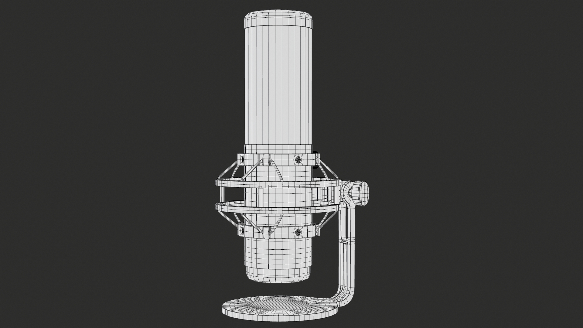 Gaming Microphone Hyper-X Quad Cast PBR 3D Model - TurboSquid 1995846