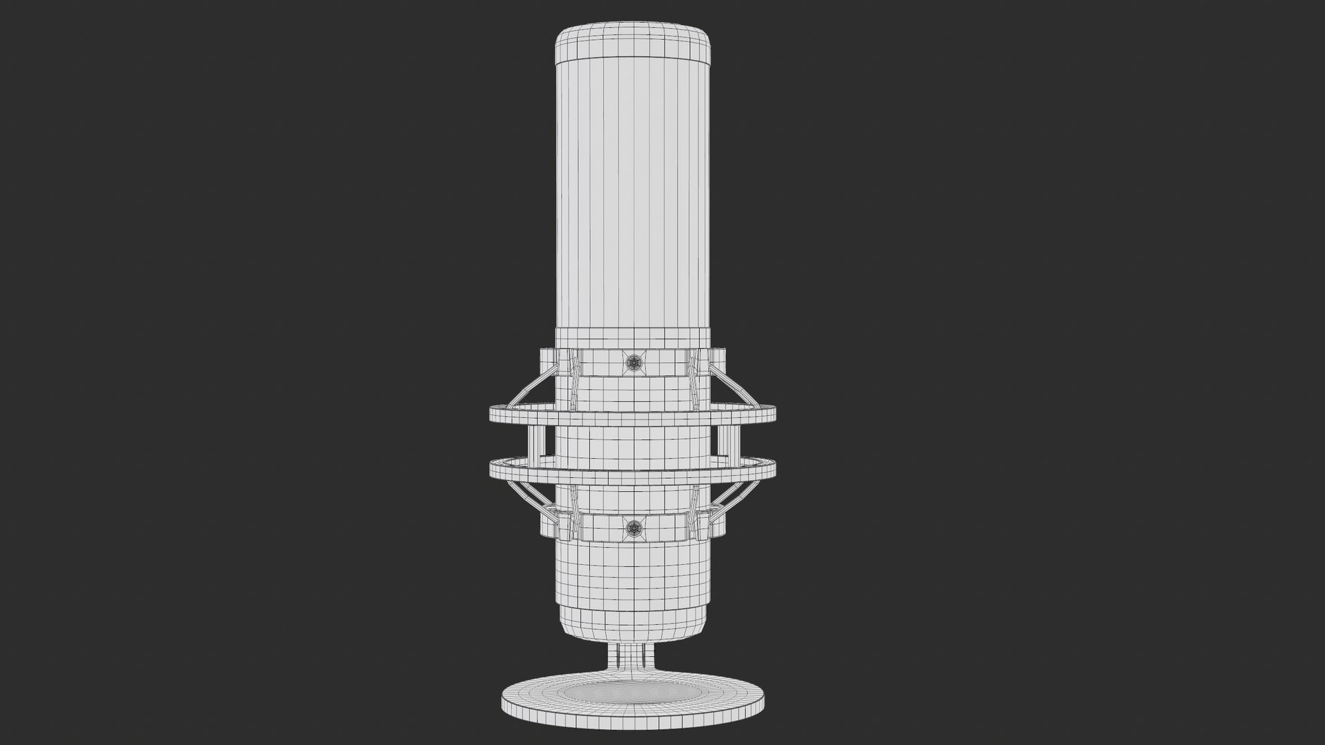 Gaming Microphone Hyper-X Quad Cast PBR 3D model - TurboSquid 1995846