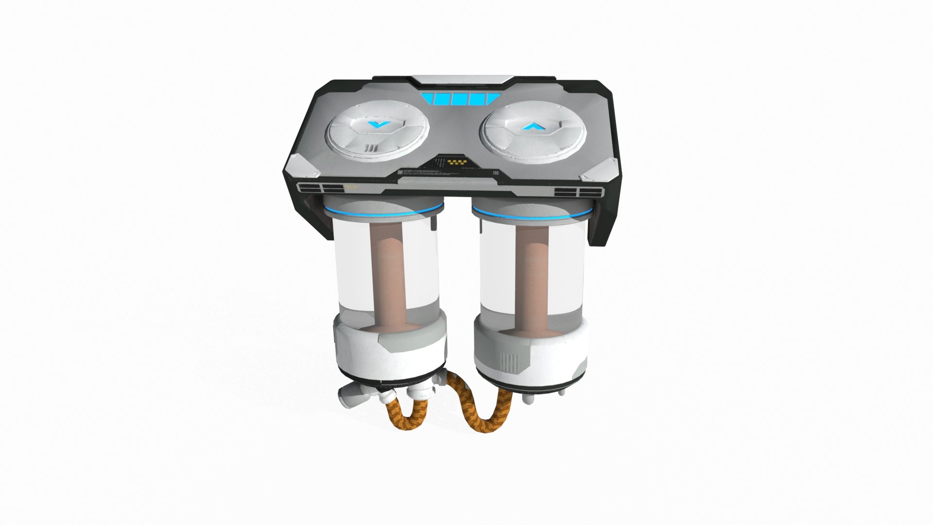 3D Science Fiction Equipment Water Dispenser - TurboSquid 2202288